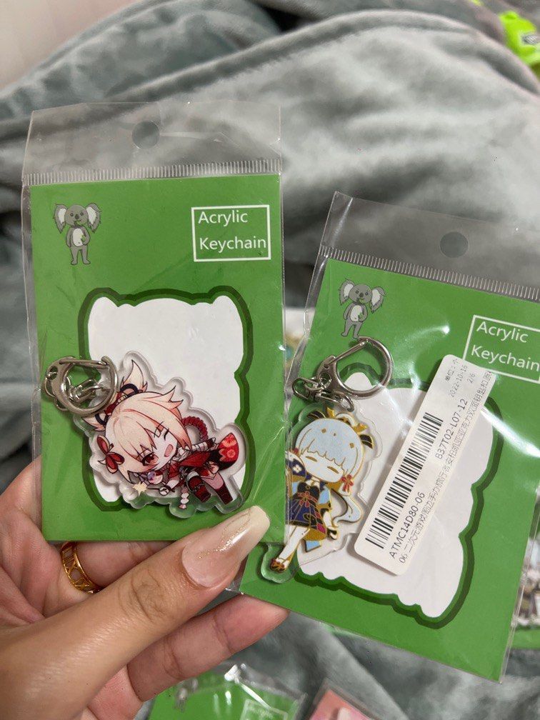 Genshin acrylic keychains, Computers & Tech, Parts & Accessories, Other Accessories on Carousell