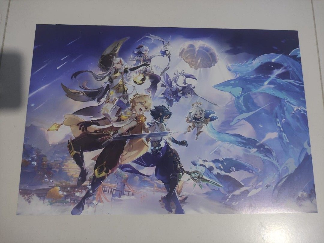 Genshin Impact Posters, Everything Else on Carousell