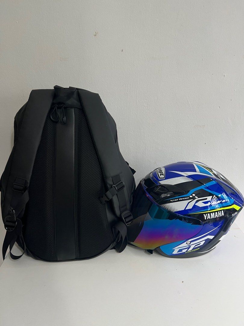 Gracshaw Helmet Bagpack, Motorcycles, Motorcycle Apparel on Carousell