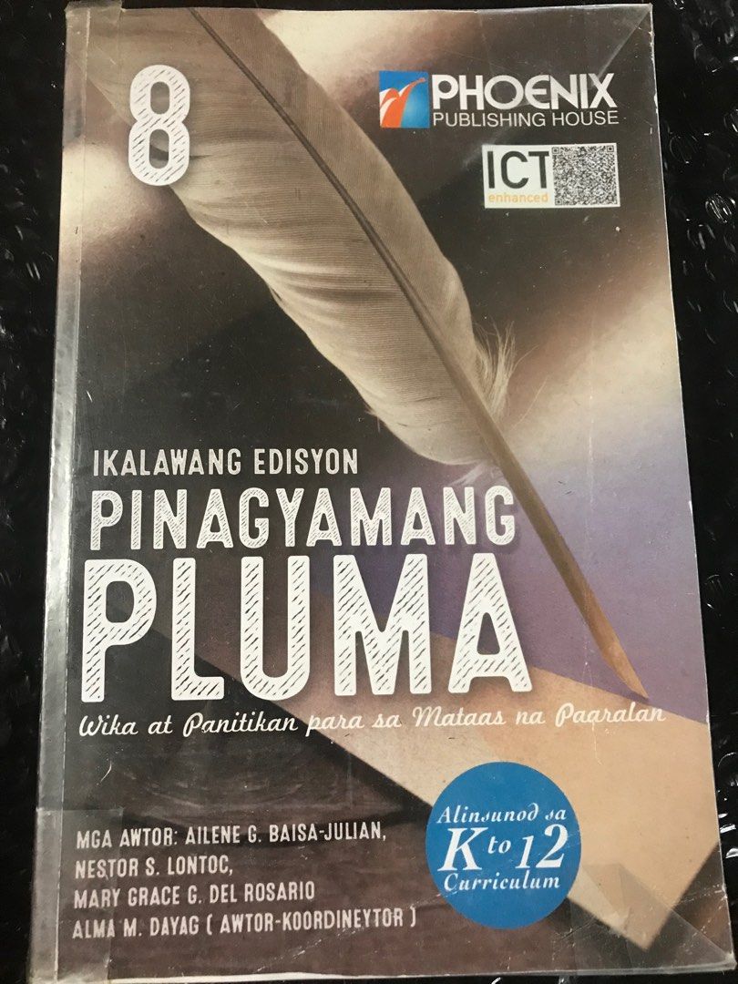 Grade 8 Textbooks - Pinagyamang Pluma 8 (2nd Edition) Copyright 2017 ...