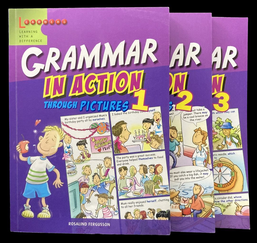 Grammar in Action 1, 2, 3, Hobbies & Toys, Books & Magazines, Children ...