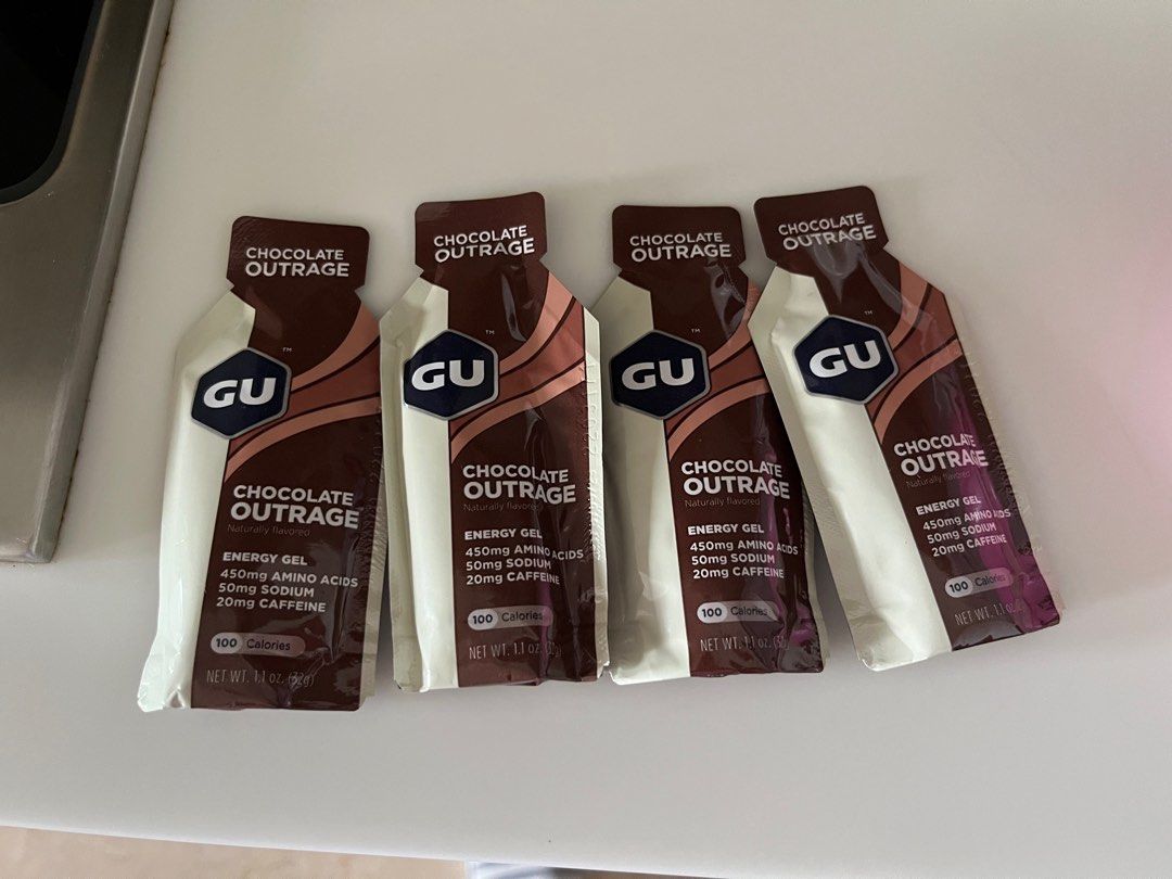 GU Energy Gel (Chocolate Outrage flavour) - Expiry 09/2023, Health ...