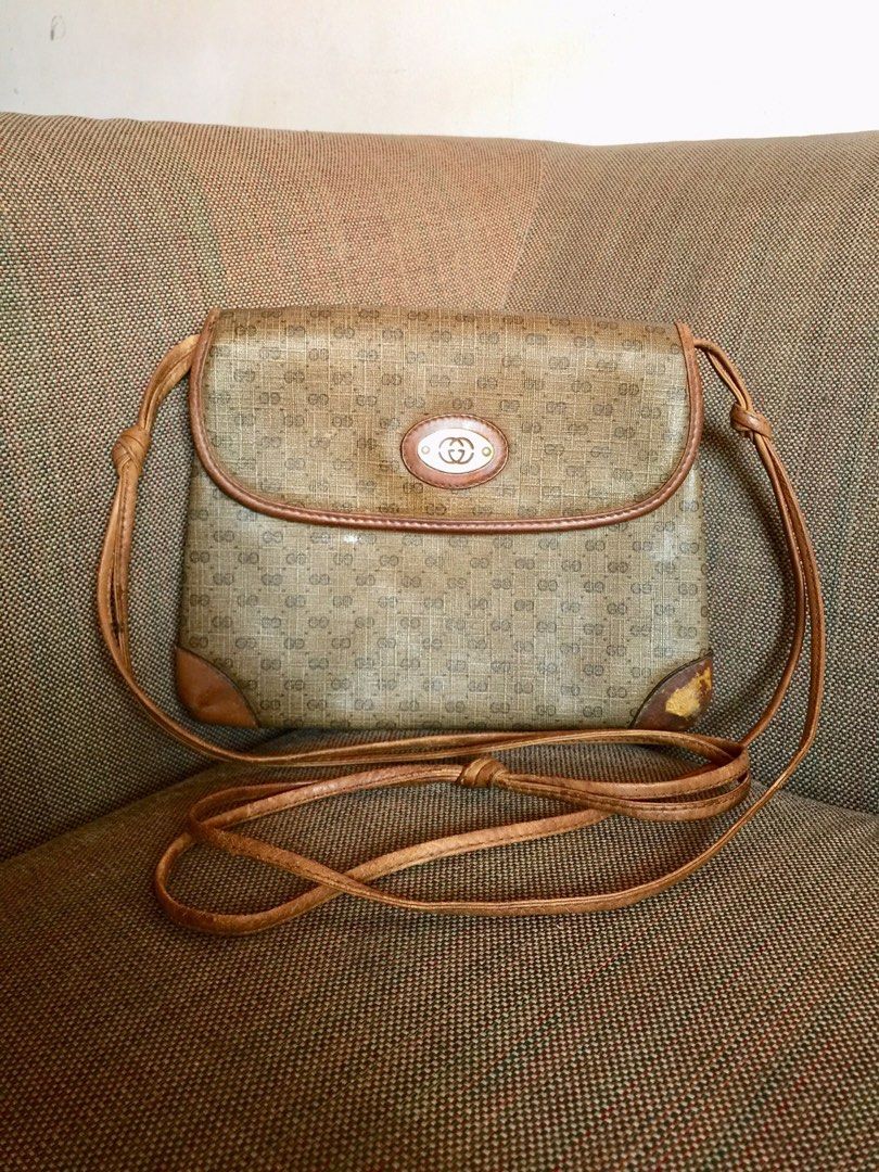 Gucci vintage sling bag old money, Fesyen Wanita, Tas & Dompet di Carousell