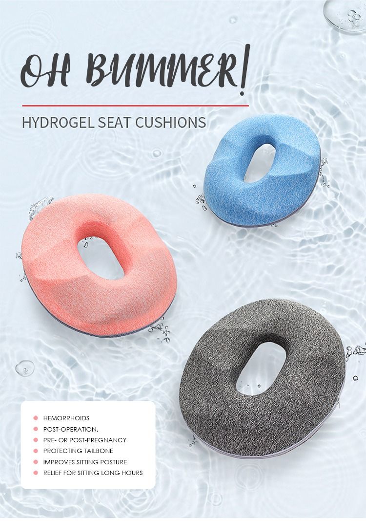 [HH] Oh Bummer! Hydrogel MALE Seat Cushions -Orthopedic Gel & Memory ...