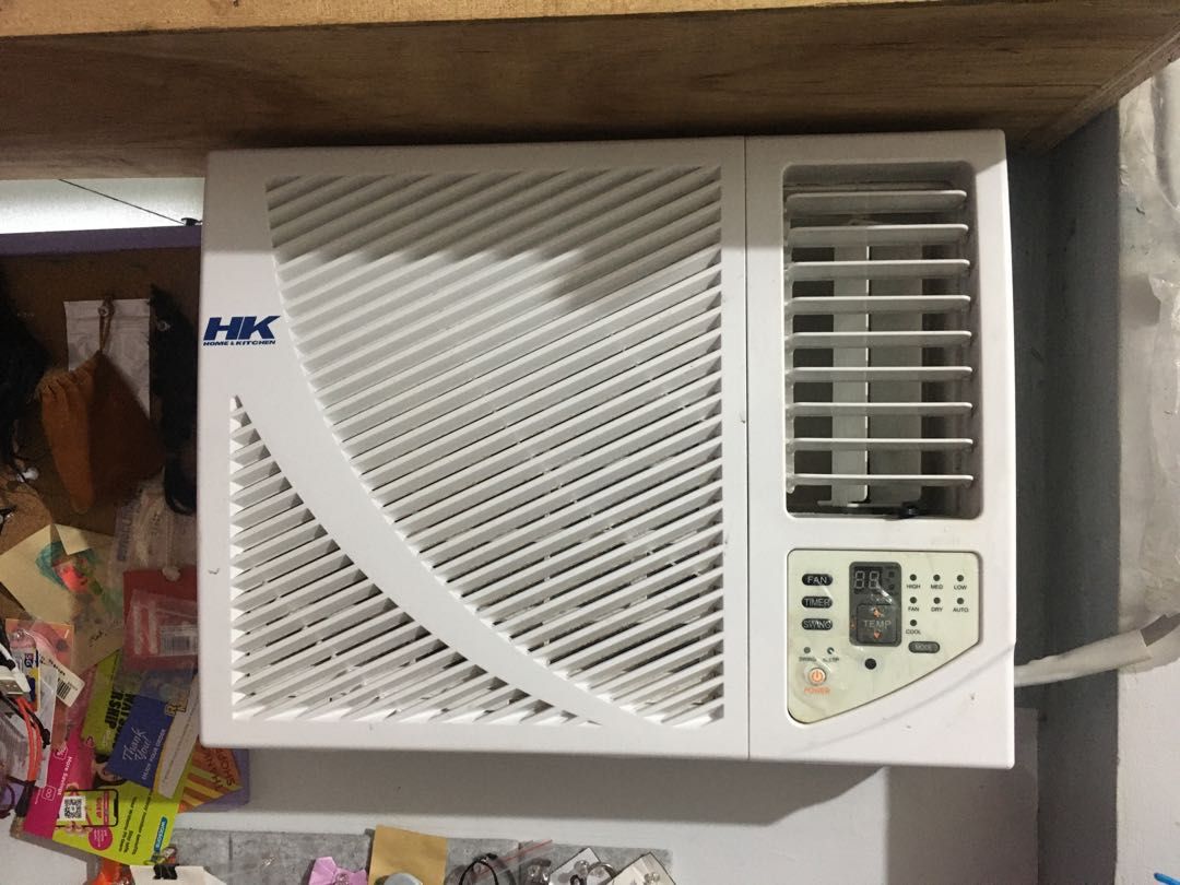 HK non-inverter window type air conditioner, TV & Home Appliances, Air ...