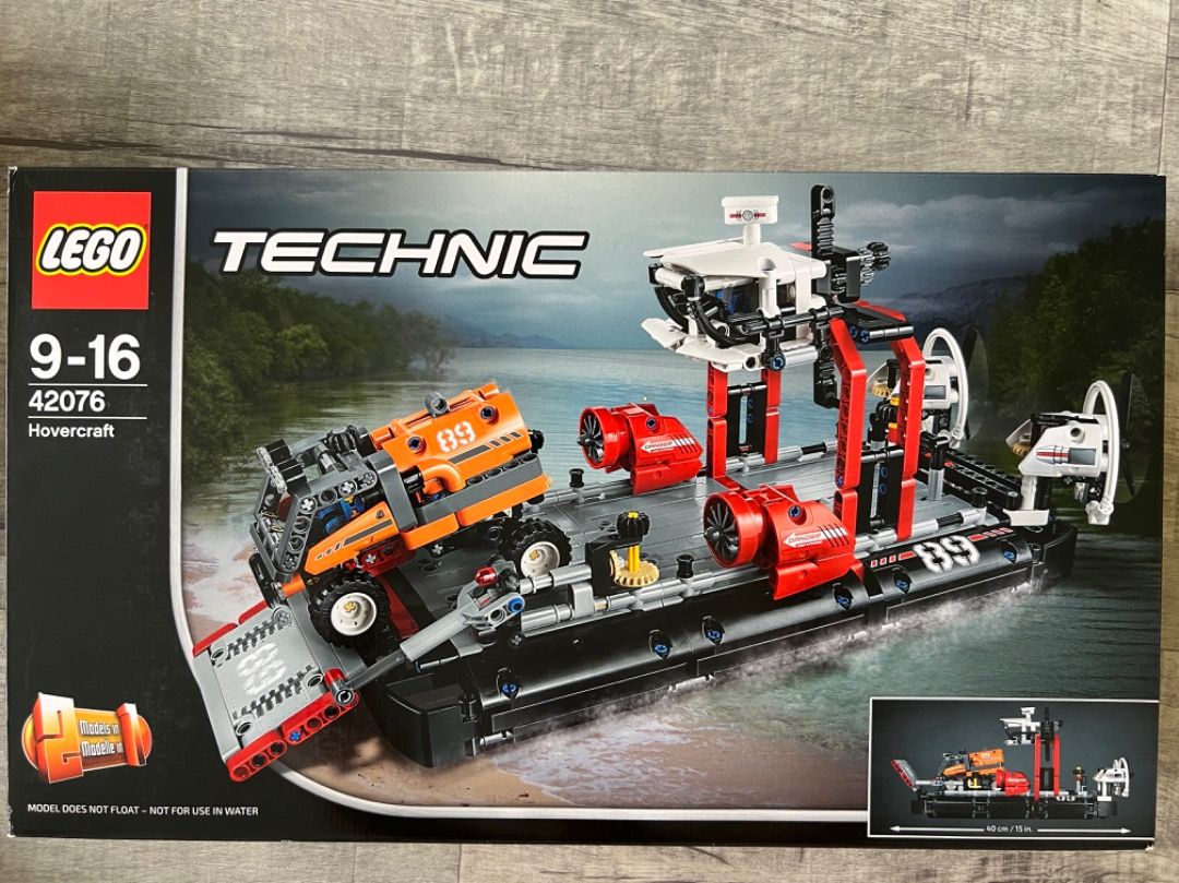 Hovercraft Lego Technic 42076, Hobbies & Toys, Toys & Games on Carousell