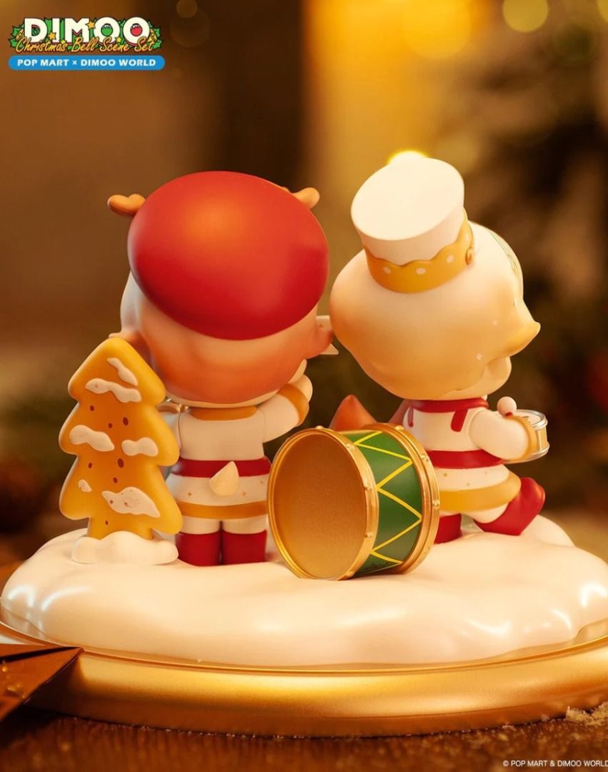 BNIB POP MART DIMOO CHRISTMAS BELL SCENE SET. ONLY ONE, Hobbies & Toys ...