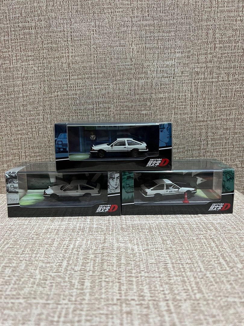 Initial D per set 3 pcs, Toys & Collectibles, Mainan di Carousell