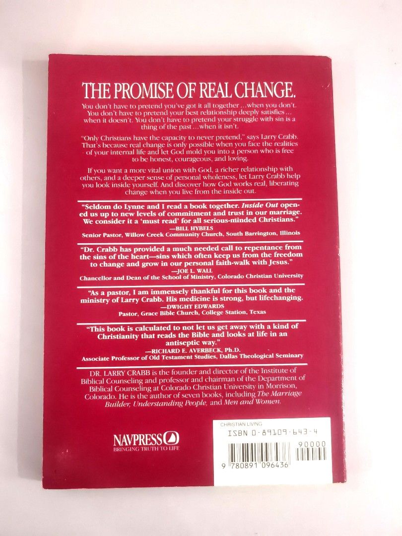 Inside Out Real Changes Is Possible Success Motivation Self Help ...