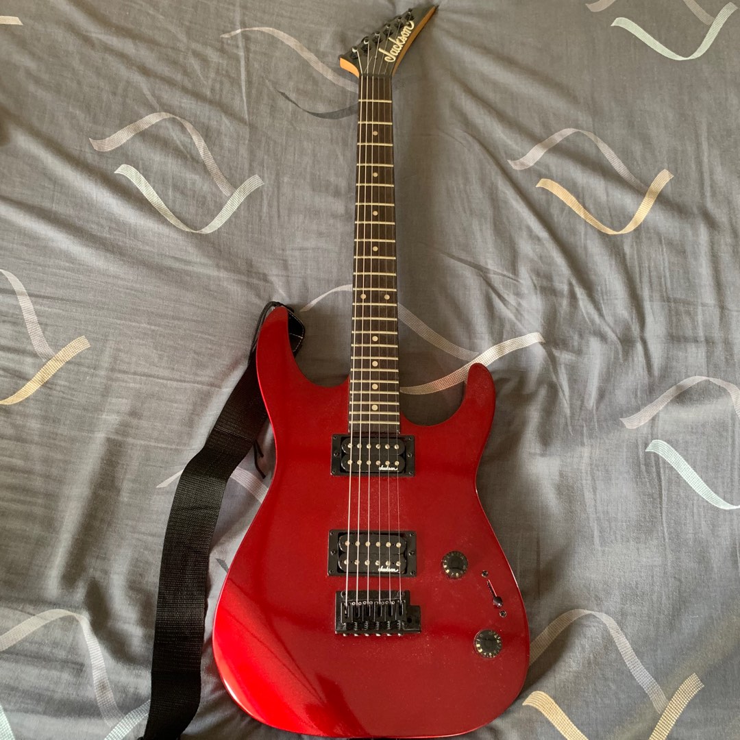 jackson JS11 dinky metallic red electric guitar rock grunge y2k punk ...