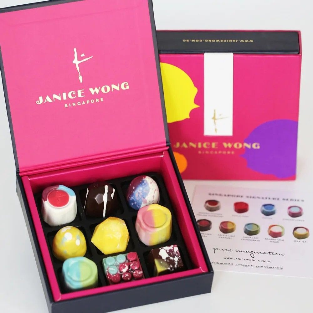 Chocolate gift box Janice Wong, Food & Drinks, Gift Baskets & Hampers ...