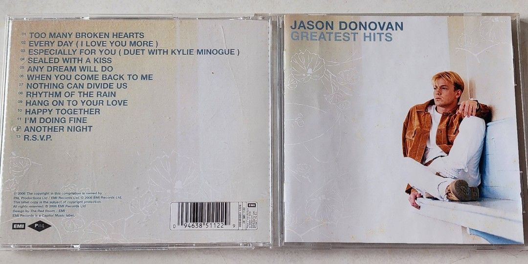 Jason Donovan ~ Greatest Hits ( PRINTED IN THE EU ) CD, Hobbies & Toys ...