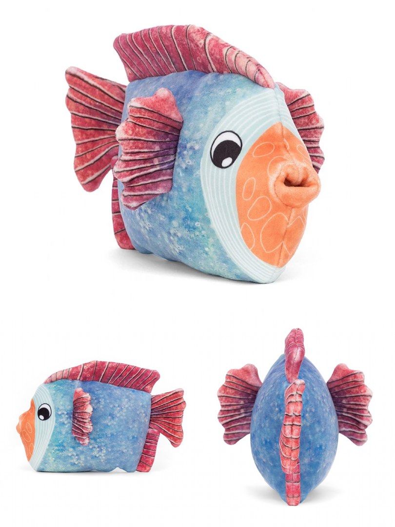 Jellycat Fishful Pink Orange Blue Fish Soft Stuffed Plush Toy BNWT ...