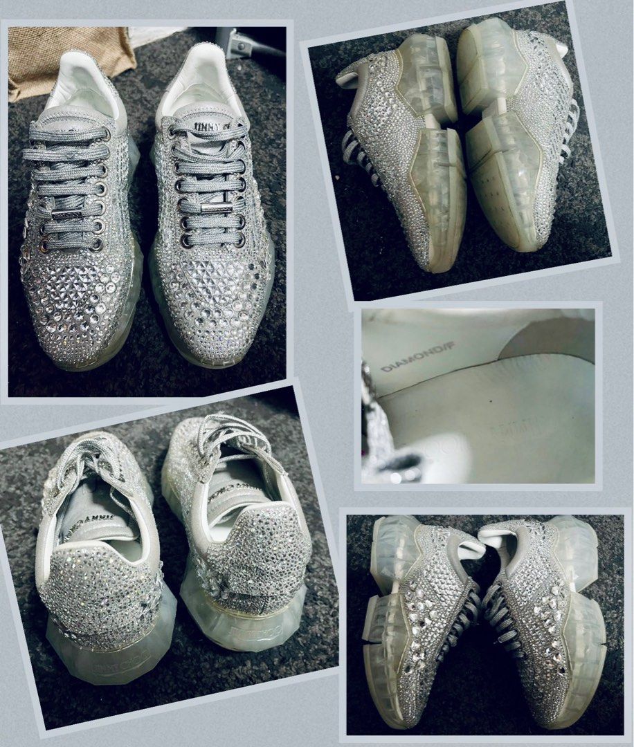 JIMMY CHOO Sneakers, Luxury, Sneakers & Footwear on Carousell