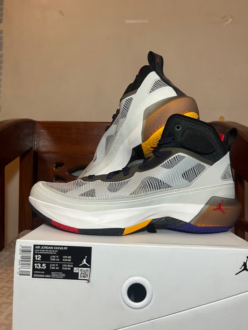 Jordan 37 “Light Bone”, Men's Fashion, Footwear, Sneakers on Carousell