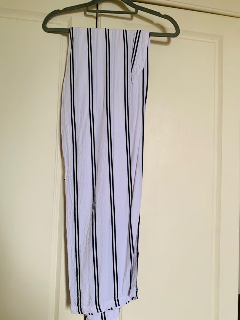 Jump suit - black strip, Women's Fashion, Dresses & Sets, Jumpsuits on ...