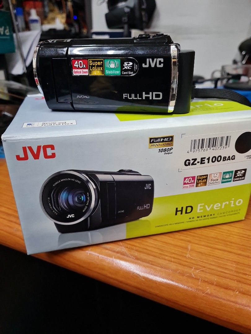 JVC full HD 40X zoom, Photography, Cameras on Carousell