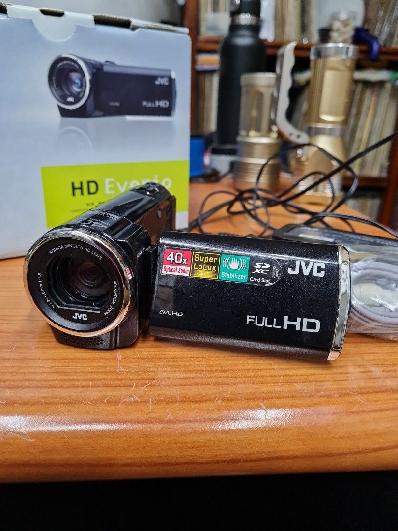 JVC full HD 40X zoom, Photography, Cameras on Carousell