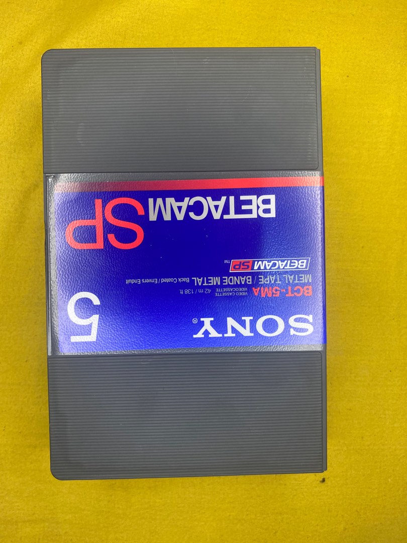 KASET BETACAM SP SONY original, Elektronik, TV & Perlengkapan Hiburan ... KASET BETACAM SP SONY original, Elektronik, TV & Perlengkapan Hiburan ...