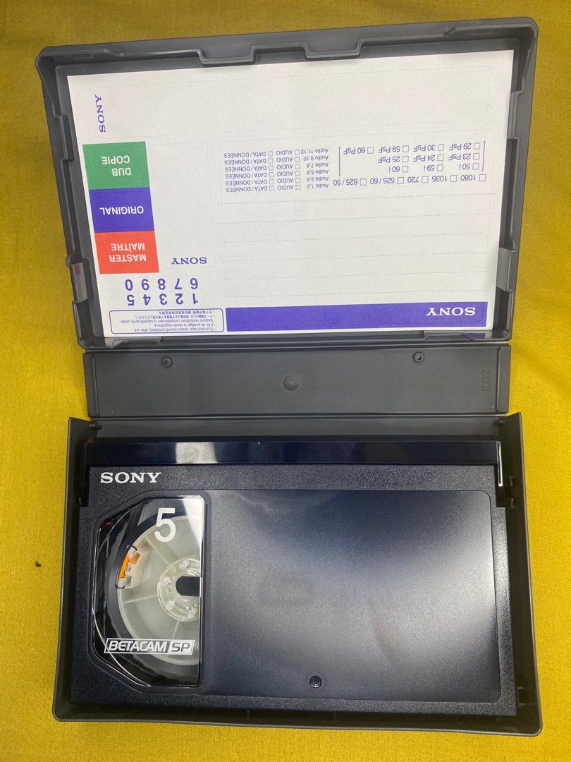 KASET BETACAM SP SONY original, Elektronik, TV & Perlengkapan Hiburan ... KASET BETACAM SP SONY original, Elektronik, TV & Perlengkapan Hiburan ...