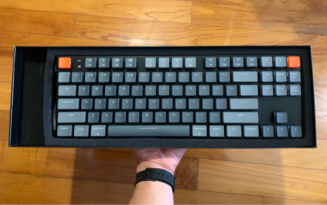 Keychron K1 TKL Aluminium Blue RGB, Computers & Tech, Parts & Accessories, Computer Keyboard on ...