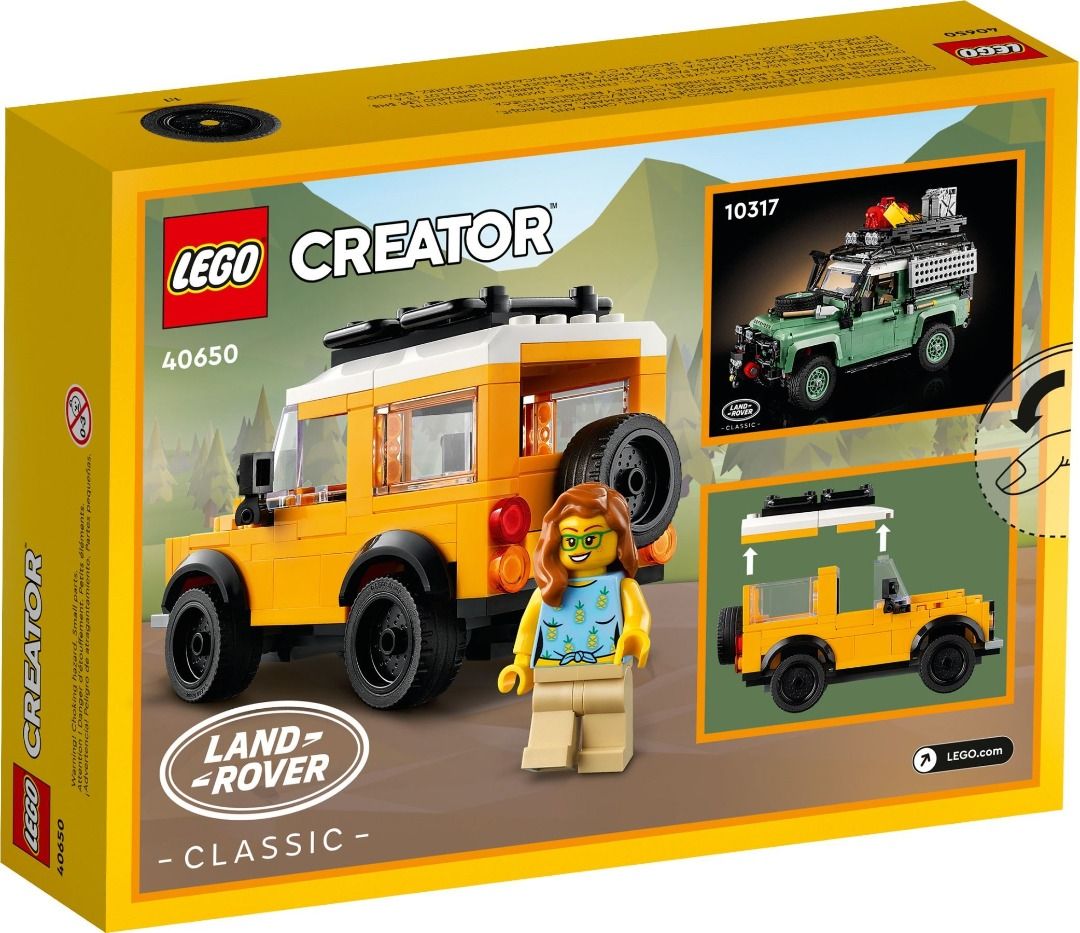 Lego 40650 10317 Land Rover Classic Defender 110 - Authentic Off-Road ...