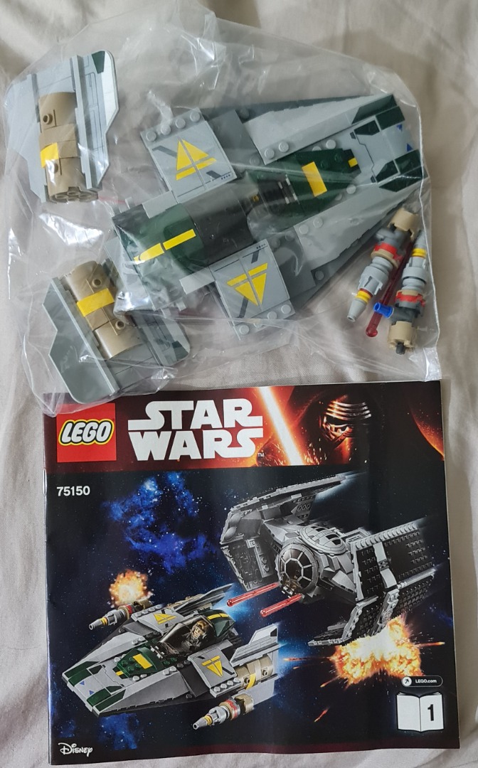 Lego: A-Wing Starfighter 75150 (no Tie Advanced), Hobbies & Toys, Toys ...