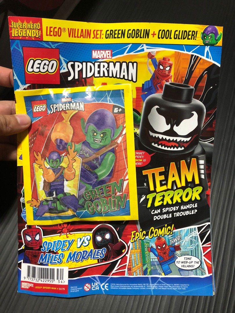 Lego Spider-Man Magazine Issue 4 - Green Goblin + Cool Glider Included ...