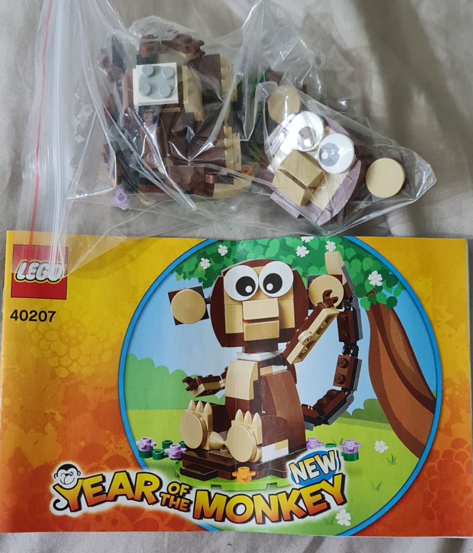 Lego: Year of the Monkey | 40207, Hobbies & Toys, Toys & Games on Carousell