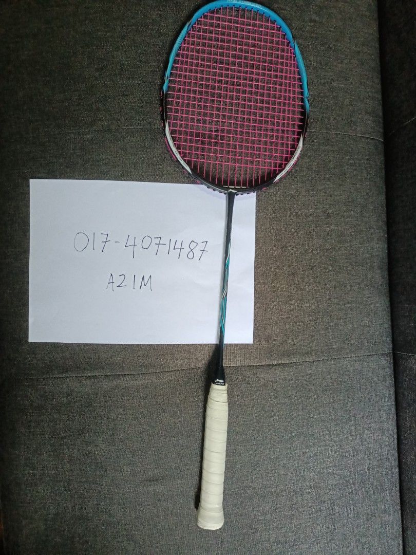 Li ning tectonic 1 badminton racket, Sports Equipment, Sports & Games ...