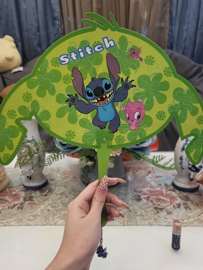 Lilo & Stitch Green Fan on Carousell