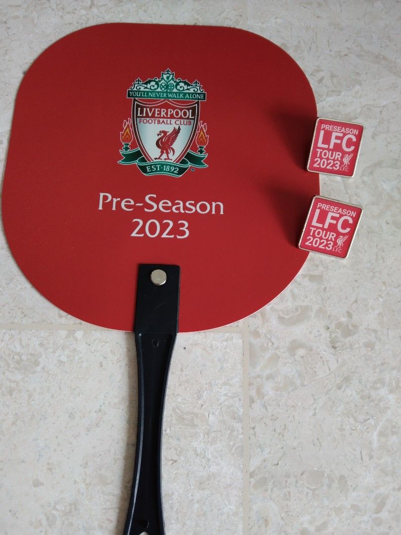 Liverpool fan & pins, Everything Else on Carousell