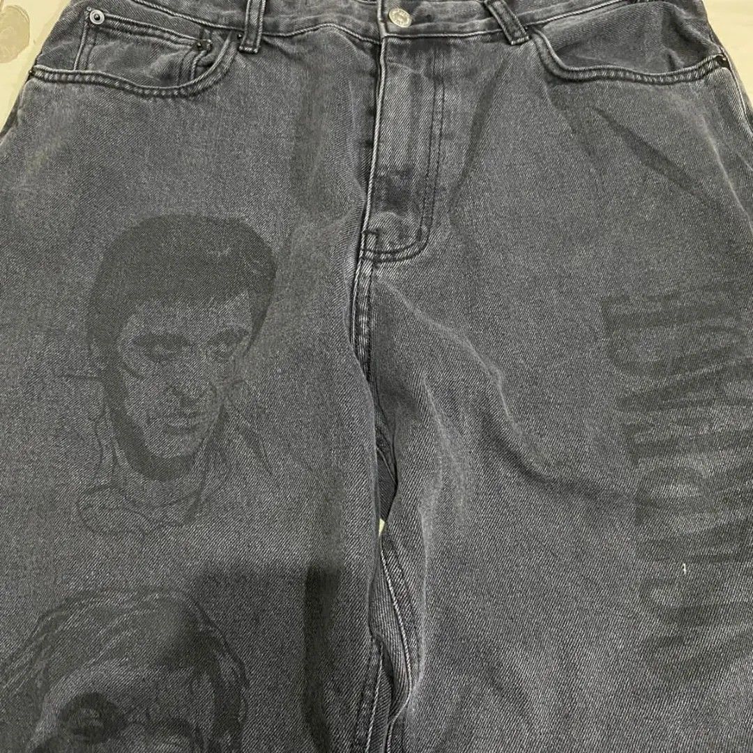 LMC X SCARFACE JEANS LONG PANTS, Fesyen Pria, Pakaian , Bawahan di Carousell