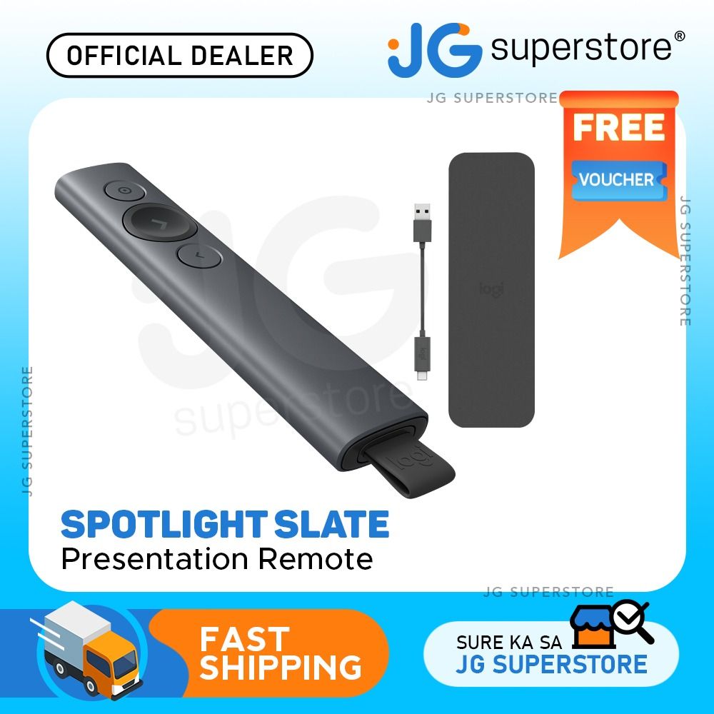 Logitech Spotlight Presentation Remote Advanced Digital Highlighting ...