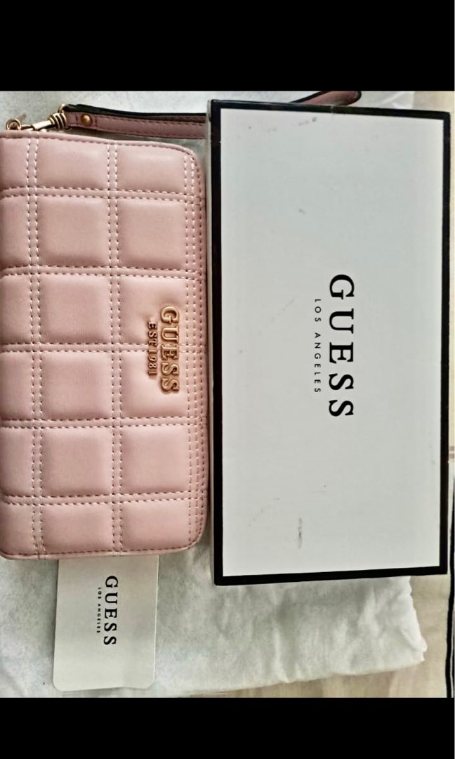 LONG GUESS WALLET, Women's Fashion, Bags & Wallets, Wallets & Card ...