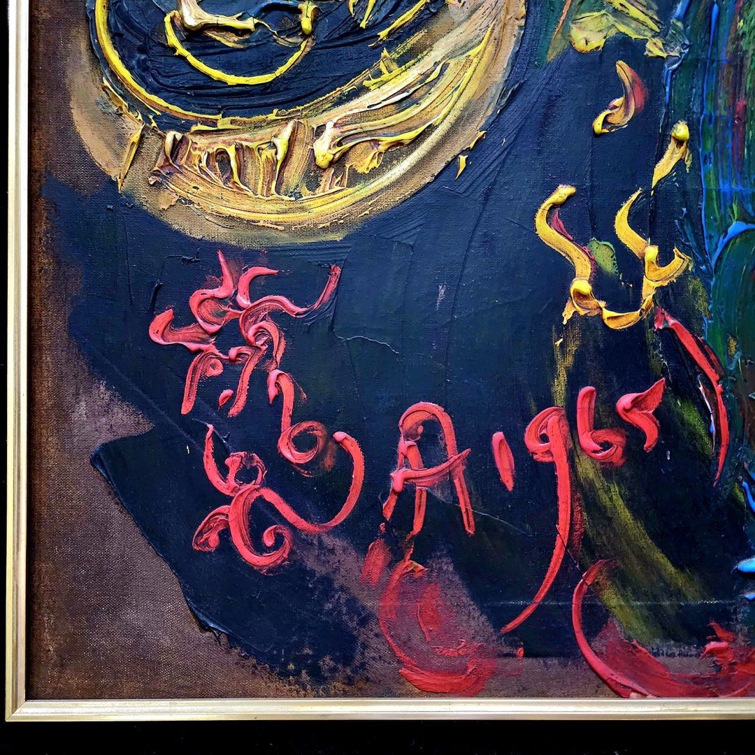 Lukisan Karya Affandi, Antik, Pajangan di Carousell