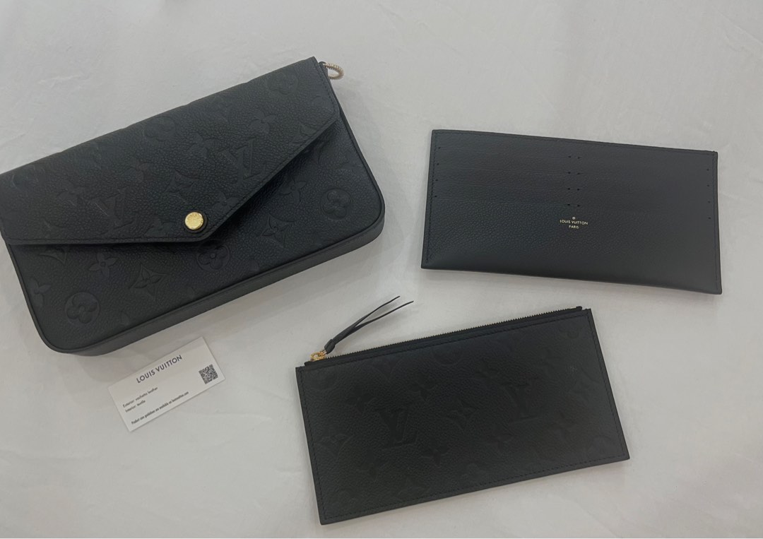 LV zip wallet / card holder inserts on Carousell