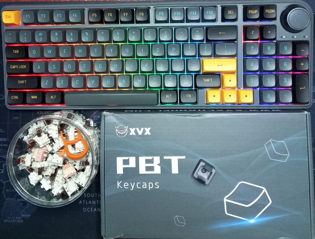 Lychee Pro Epomaker 96 Keys Mechanical Wireless RGB Keyboard Plus ...