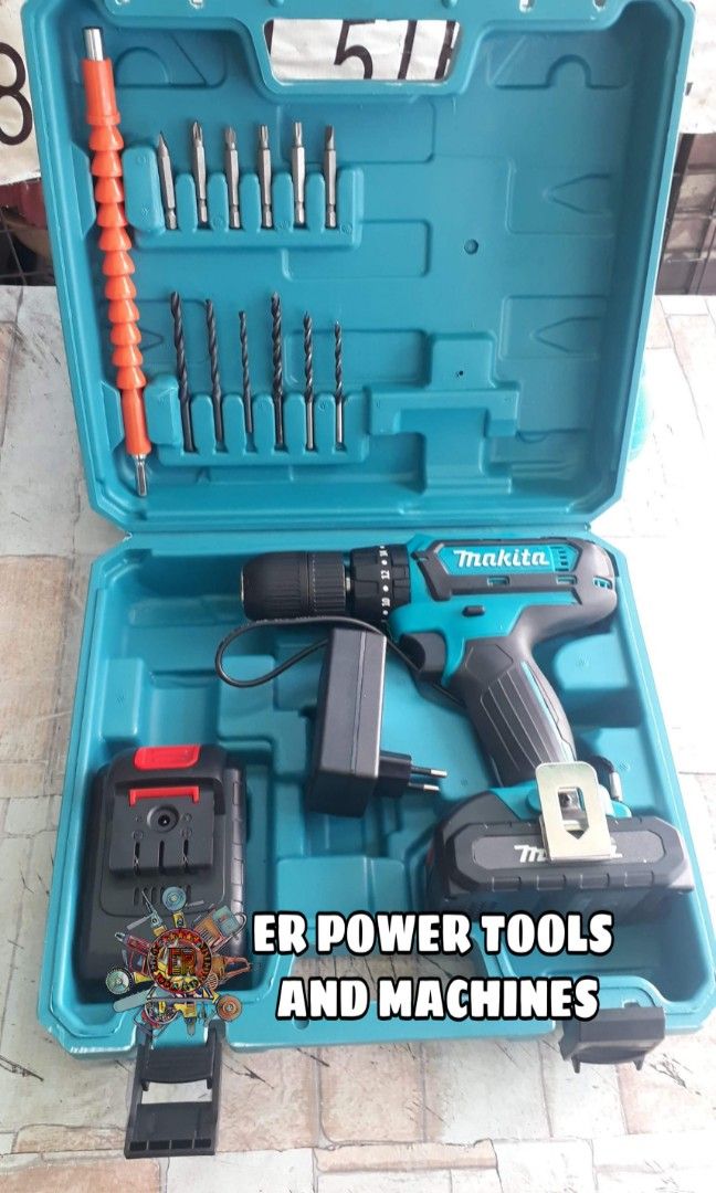 Makita 24v Cordless Hammer Drill Commercial And Industrial Construction