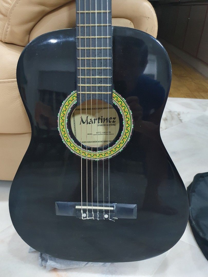 Martinet Classical Guitar 3/4 Size, Hobbies & Toys, Music & Media ...