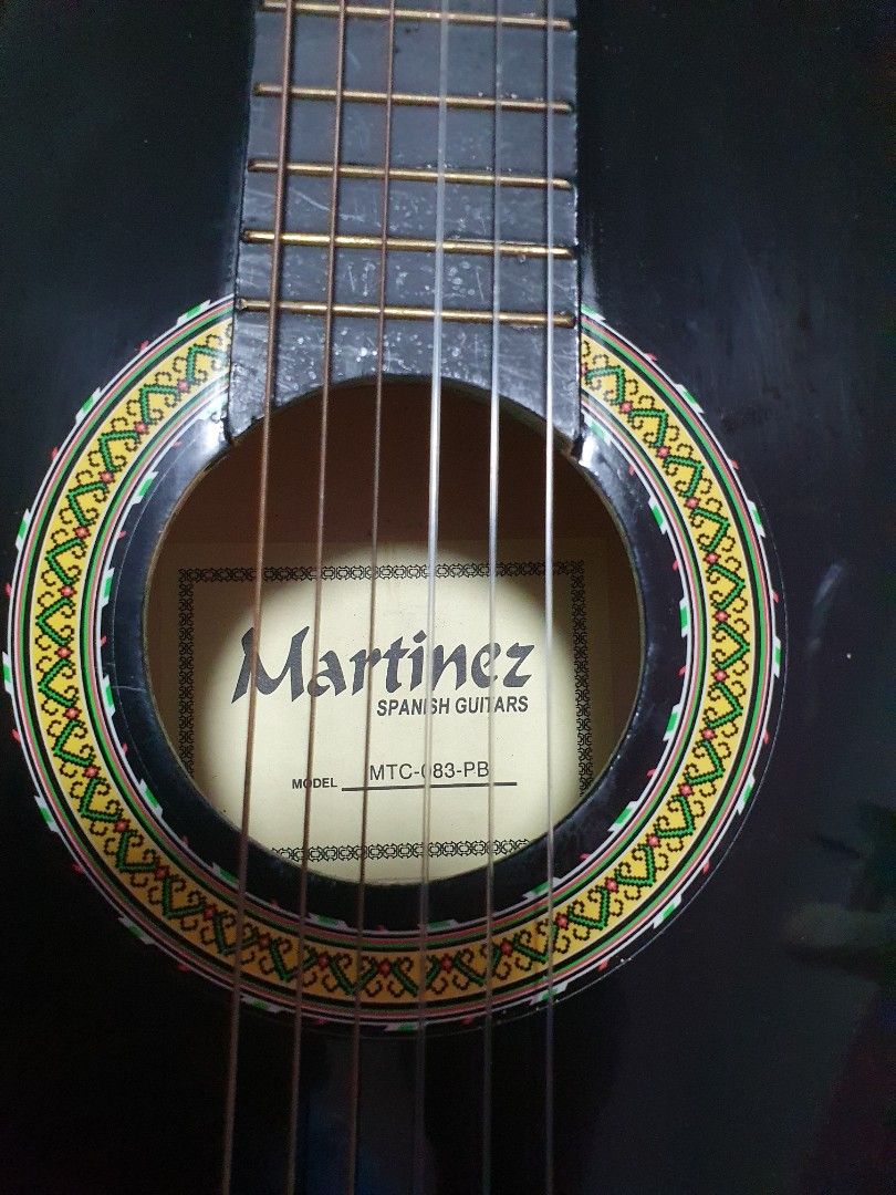 Martinet Classical Guitar 3/4 Size, Hobbies & Toys, Music & Media ...