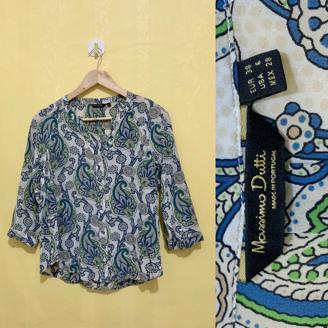 Massimo dutti top, Women's Fashion, Tops, Blouses on Carousell