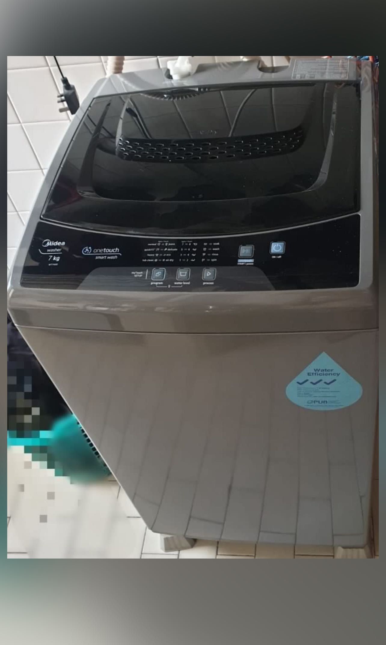 Midea washing machine 7kg, TV & Home Appliances, Washing Machines and ...