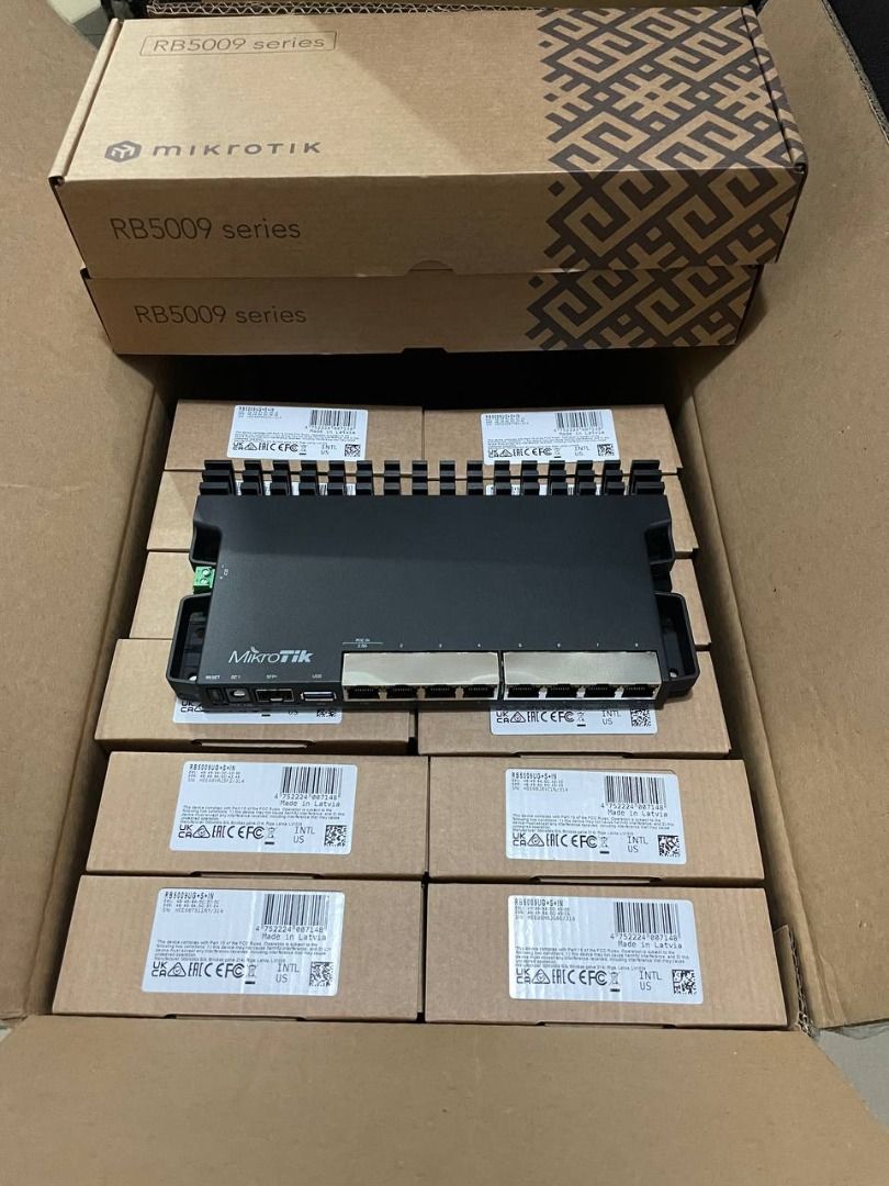 Mikrotik RB5009UG+S+IN Heavy-Duty 1U Home Router With USB, 1G And 2.5G ...
