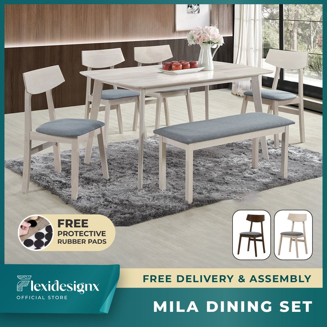 MILA DINING SET, Furniture & Home Living, Furniture, Tables & Sets on Carousell