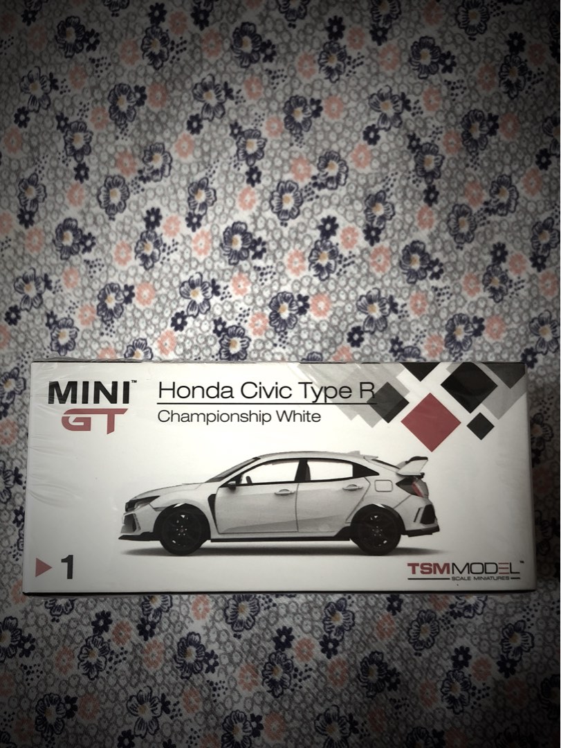 MINI GT NO.1 HONDA Civic Type R 白色本田 思域 模型車仔, 興趣及遊戲, 玩具 & 遊戲類 - Carousell