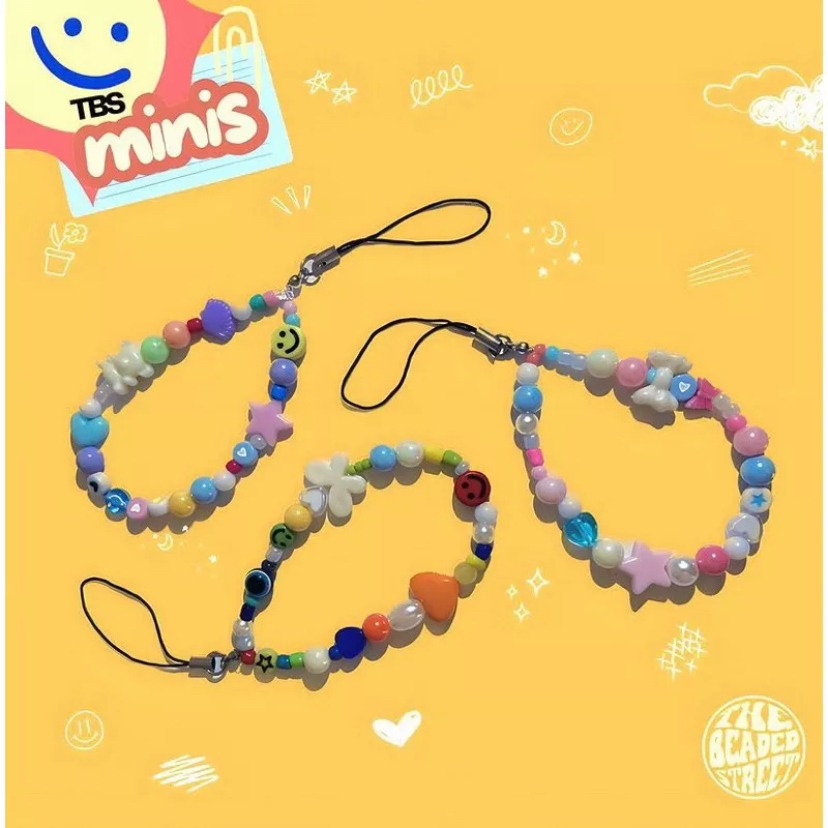 MINI Series: "Mori, Sunny, & Bubbly" Phone Strap/Phone Charm/Keychain ...