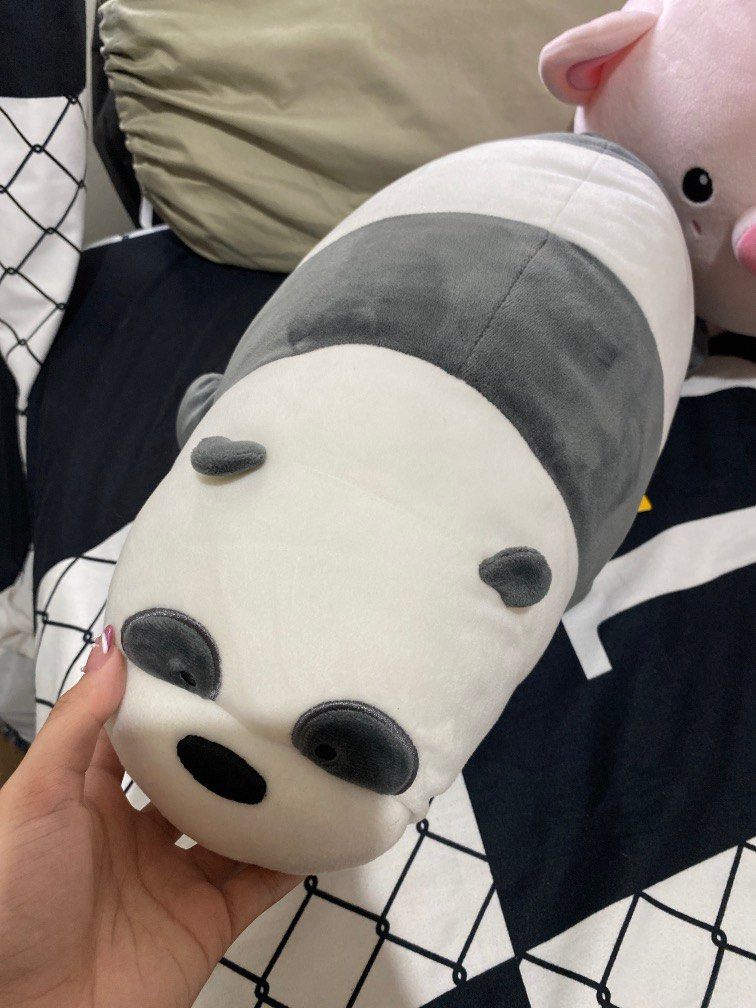 Miniso Lying Panda Plushie on Carousell