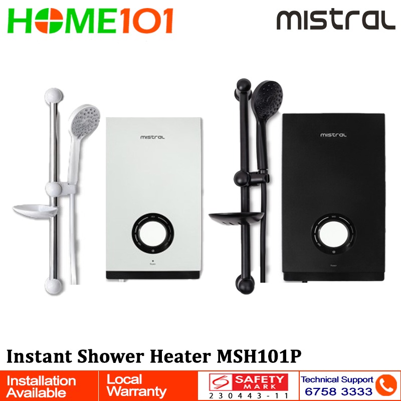 Mistral Instant Shower Heater MSH101P, TV & Home Appliances, Water ...
