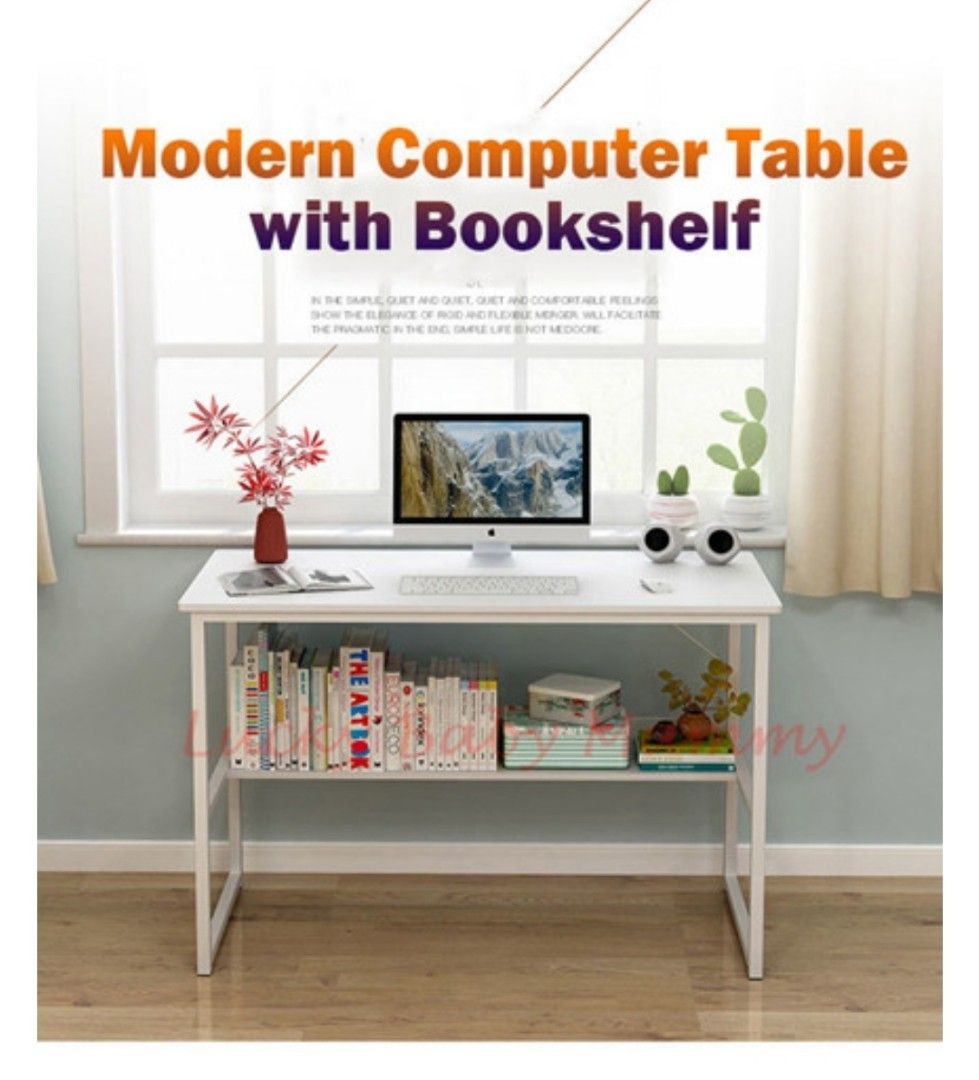 Modern Study Computer/Table Space Saving Office Study Desk Student ...